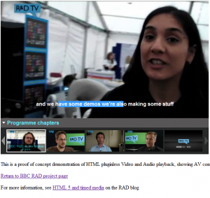 experimenting with HTML5 video at the BBC - Mozilla Hacks - the Web ...